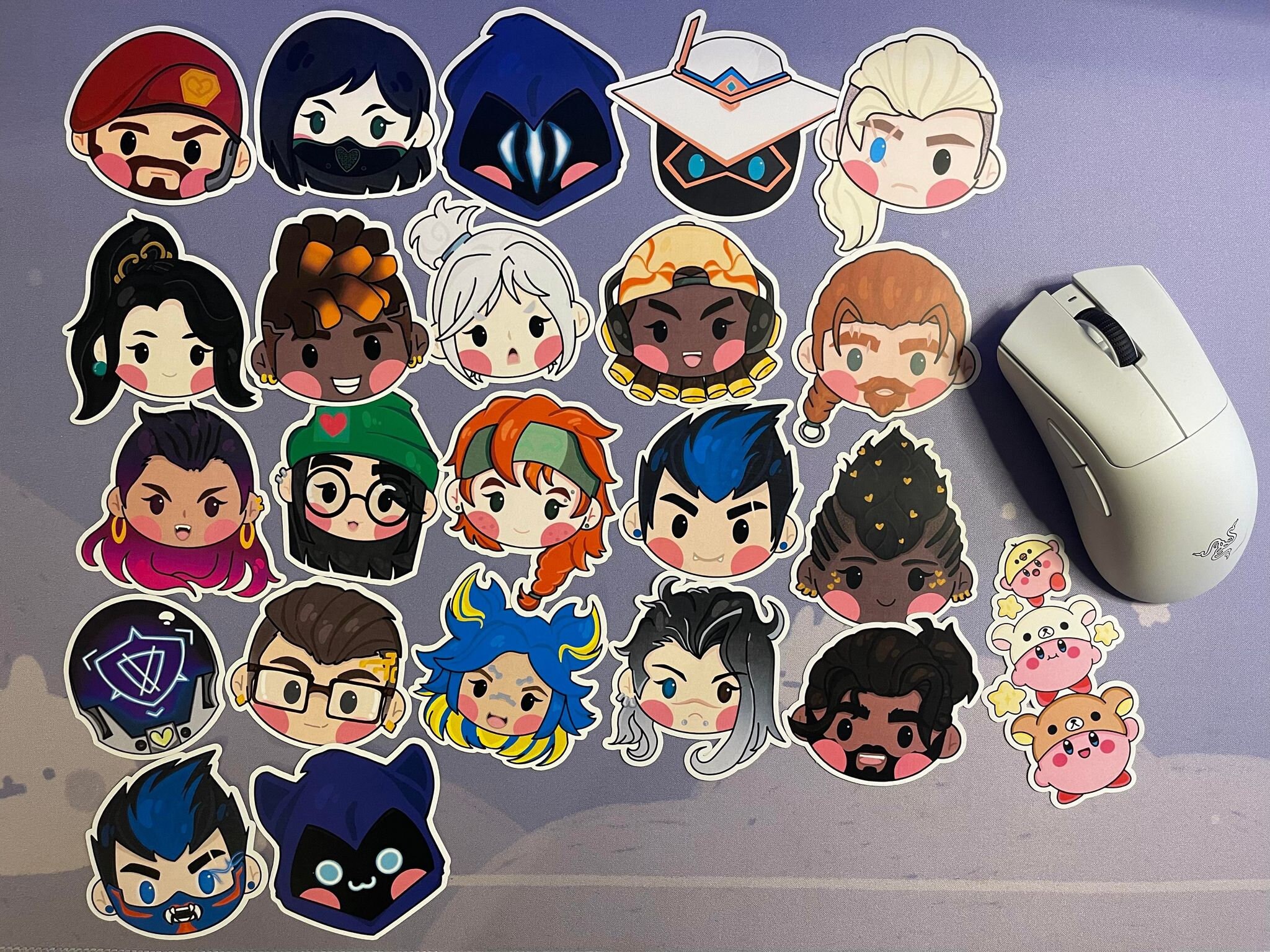 Kawaii Chibi Valorant Agent Stickers Matte Stickers Holo Stickers Decal ...