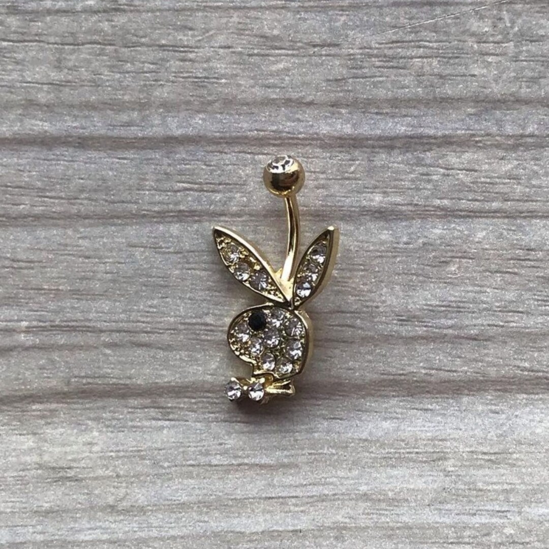 White 14k Gold Navel Bellyring Curve Barbell With Diamond 16g Eyebrow ...