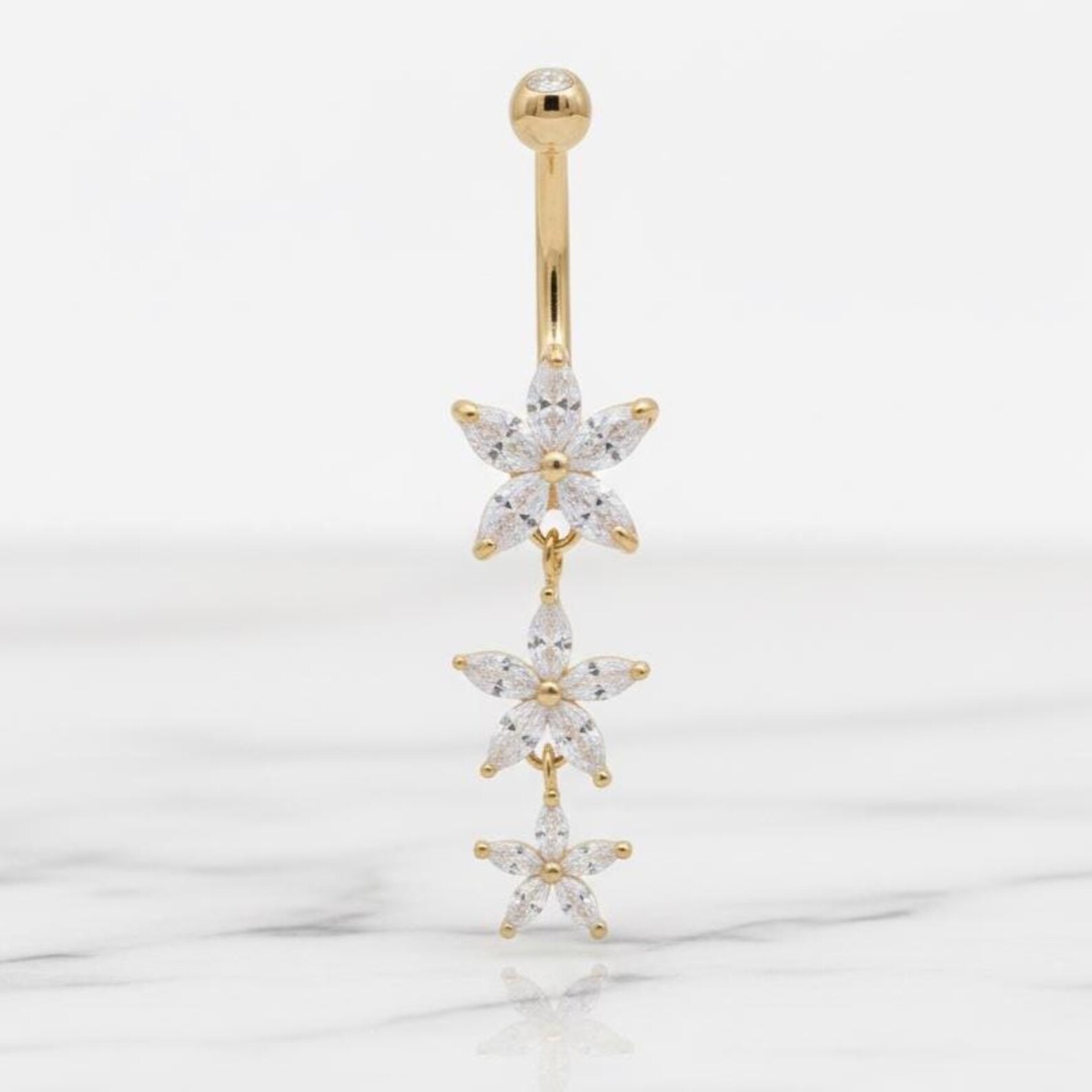 Dangle Belly Ring,belly Button Ring - Etsy