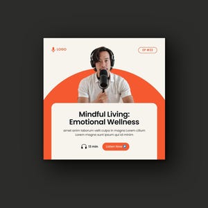 100 Podcast Instagram Post & Story Templates | Podcast | Podcast ...