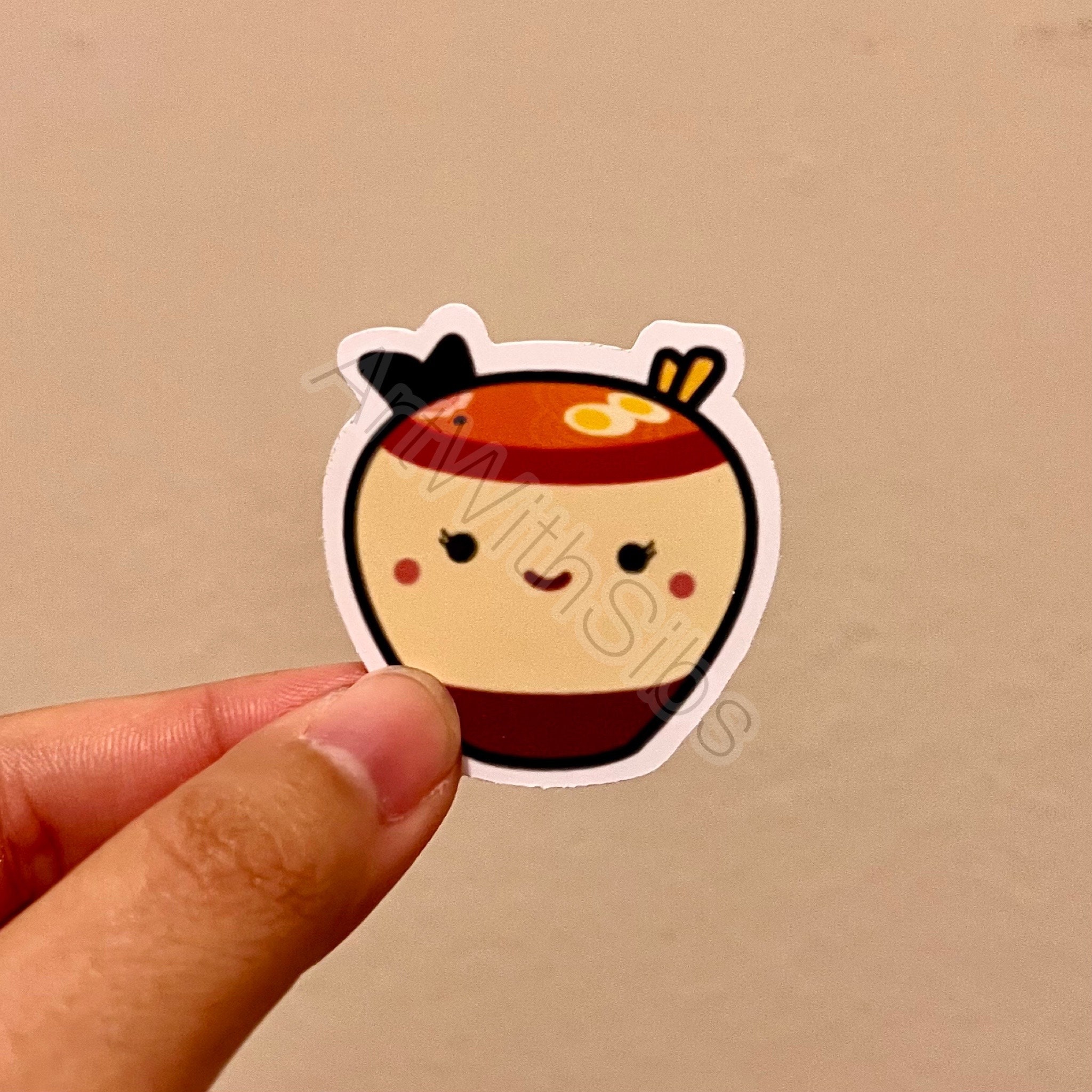 Ramen Squishmallow Sticker Vinyl Matte Stickers Cute Stickers - Etsy