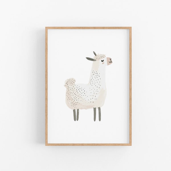 Llama Art - Etsy