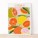 Citrus Print | PRINTABLE Botanical Wall Art, Colorful Wall Art ...
