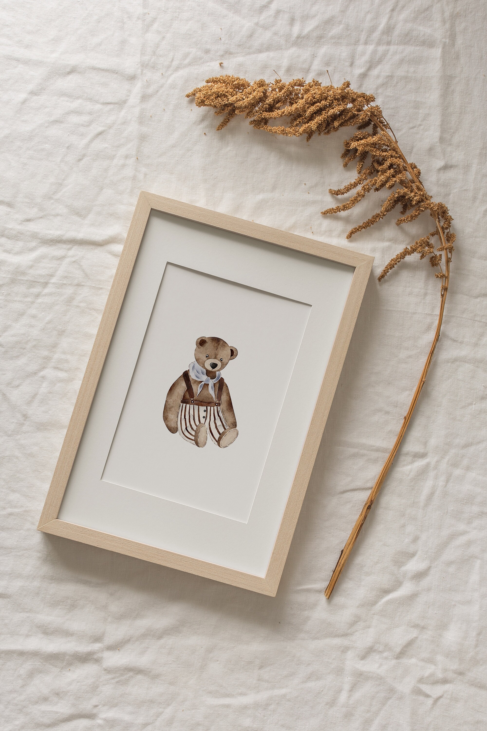 Teddy Bear Print PRINTABLE Teddy Poster Bear Nursery Decor - Etsy