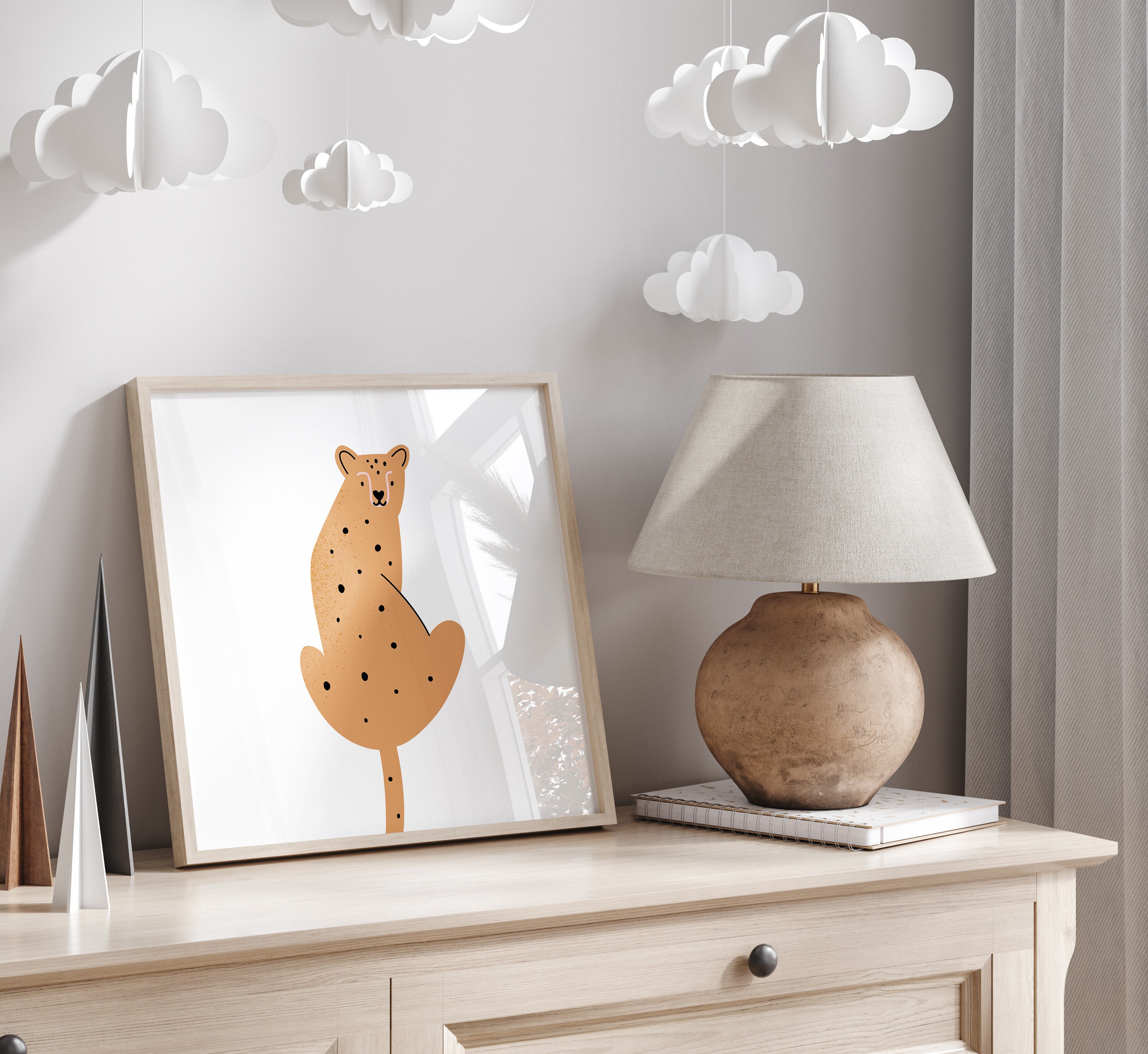Cheetah Print | Printable Kids Safari Jungle Wall Art, Jungle Theme ...