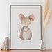 Mouse Nursery Print | Printable Farm Nursery Decor, Farm Animals Poster ...