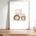 Tractor Print Printable Farm Nursery Decor, Farm Themed Poster, Tractor ...
