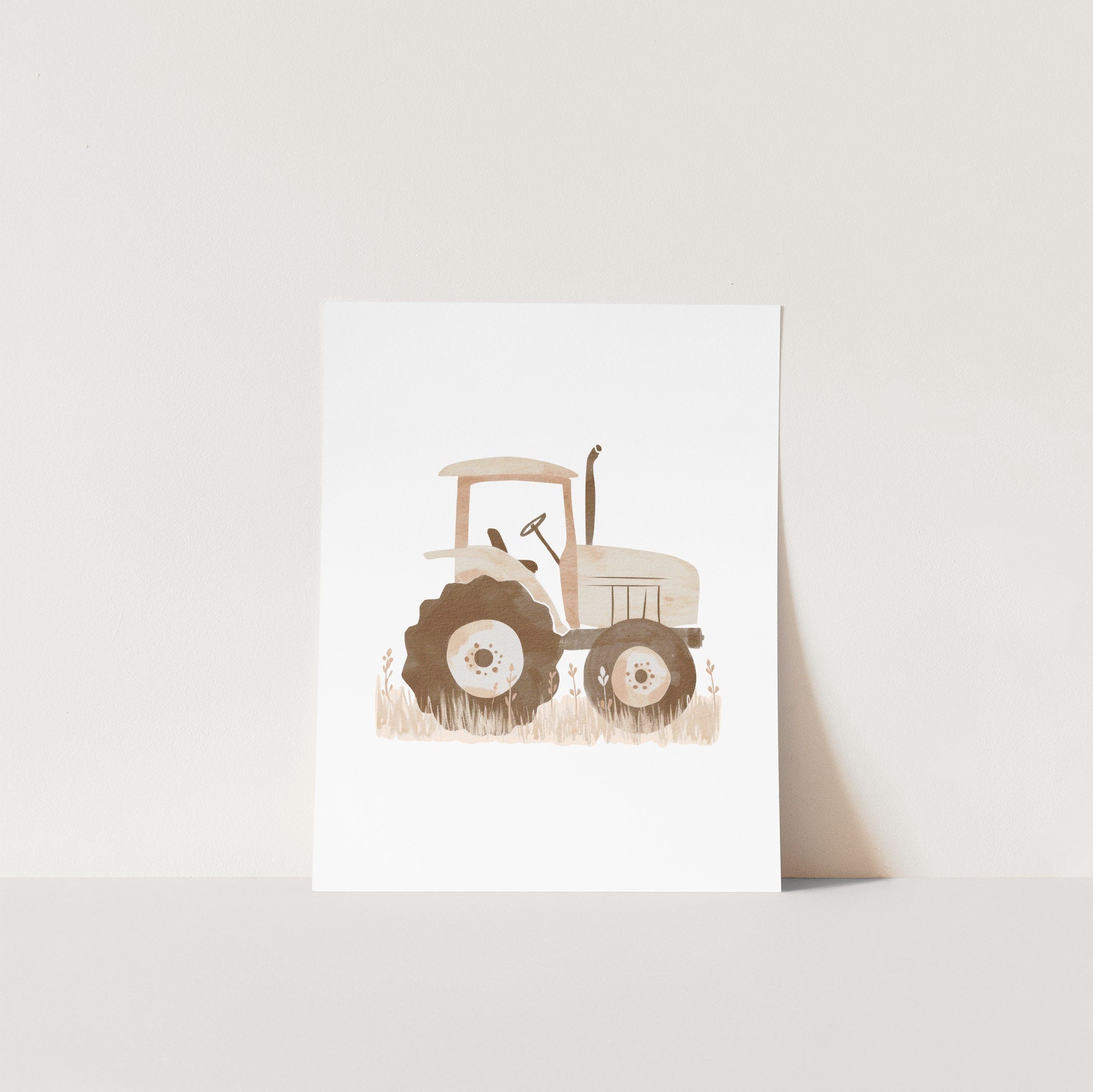 Tractor Print Printable Farm Nursery Decor, Farm Themed Poster, Tractor ...