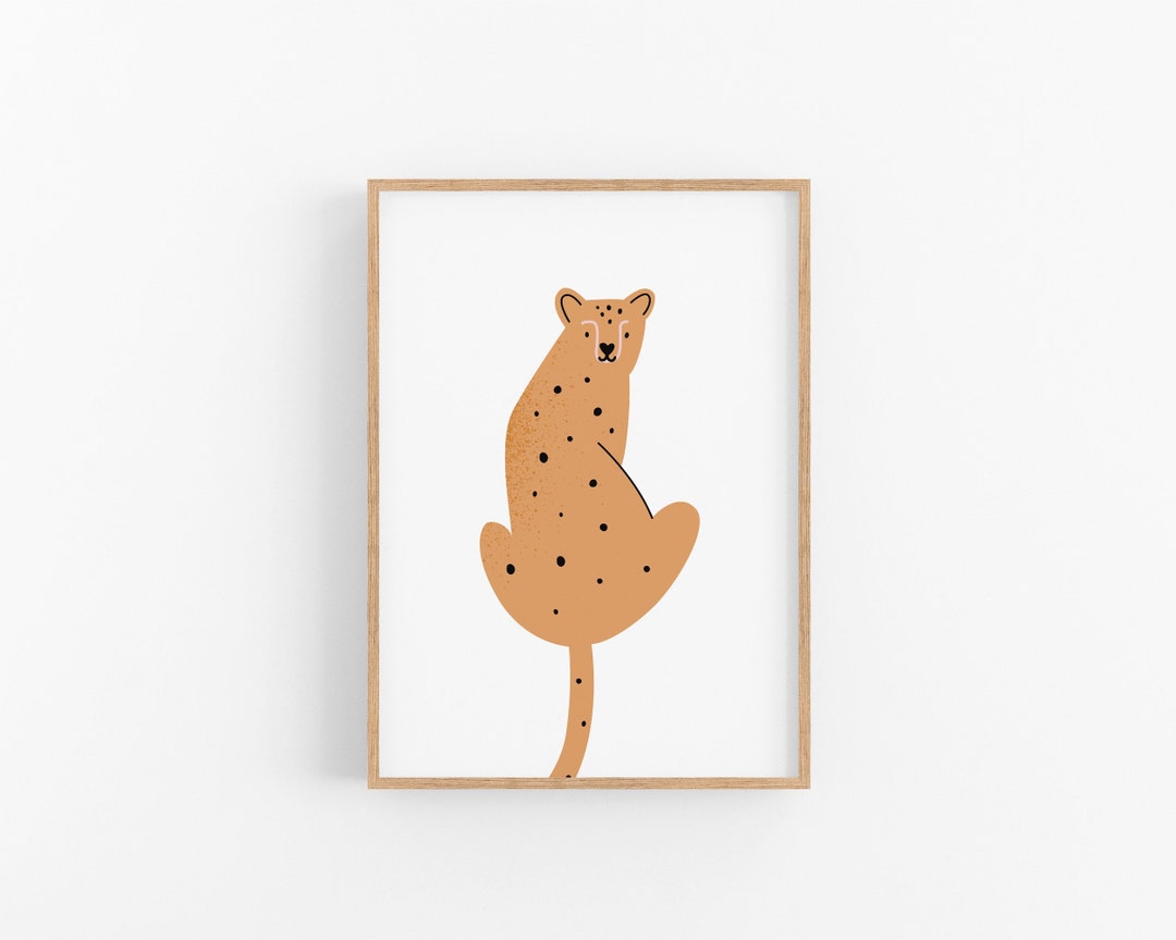 Cheetah Print | Printable Kids Safari Jungle Wall Art, Jungle Theme ...