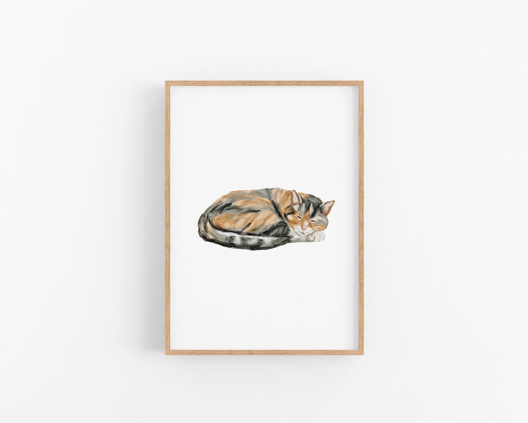 Farm Cat Nursery Print | Printable Farm Nursery Decor, Farm Animals ...