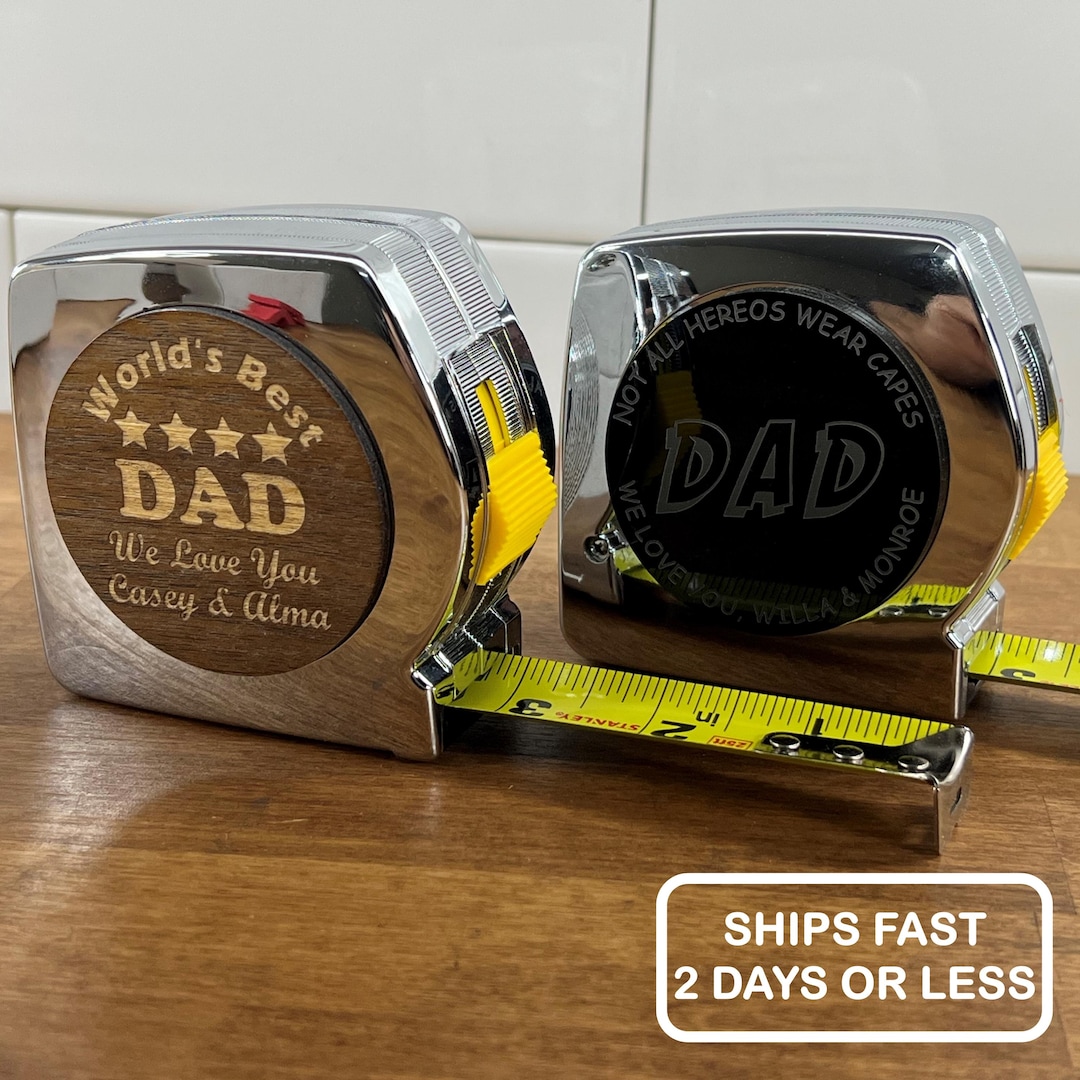Personalized Tape Measure | Engraved 25-foot Tool, Father's Day Gift - Etsy