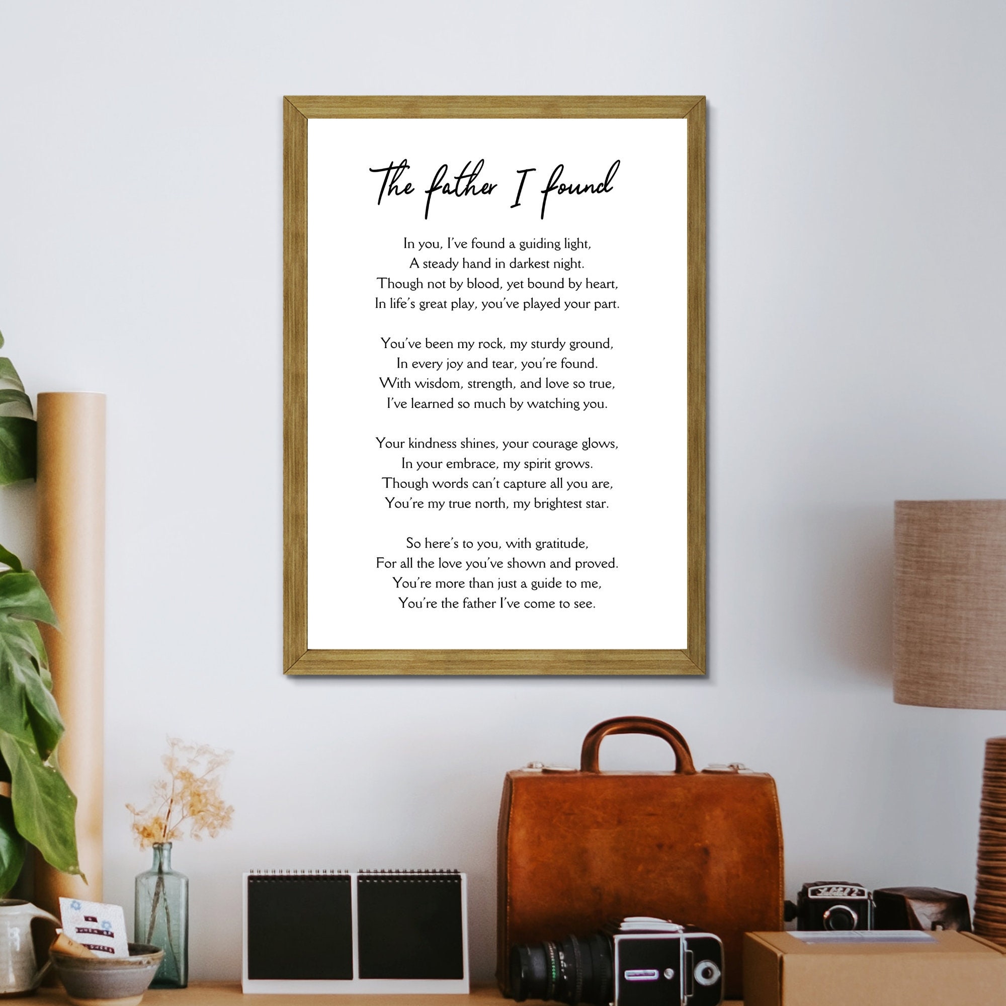 The Father I Found, Poem for Stepdad, Father Figure Poem, Father's Day ...