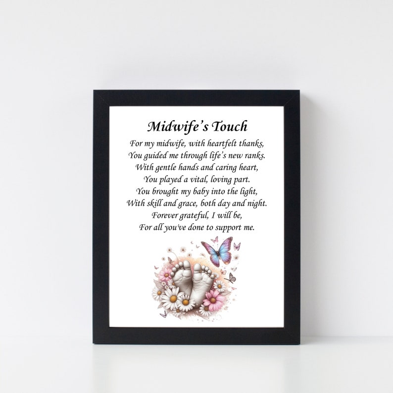 Midwife Appreciation Poem Print: Thank You Gift (digital Download) - Etsy