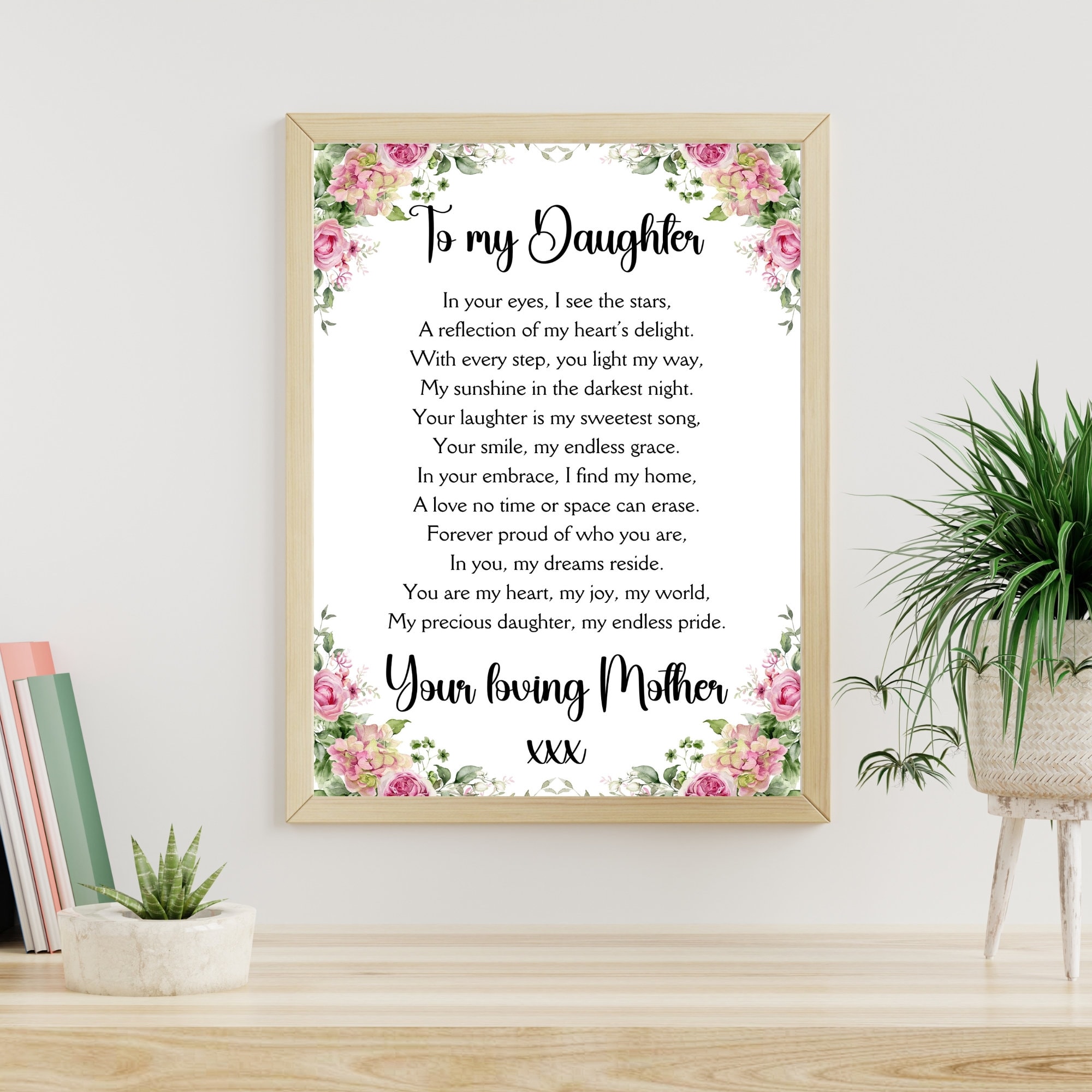 Poem for Daughter: Heartfelt Gift From Mother (digital Download) - Etsy