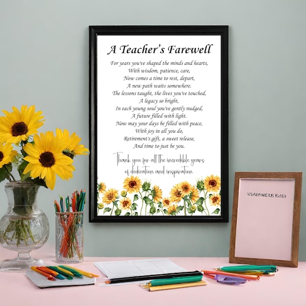 Teacher Retirement - Etsy
