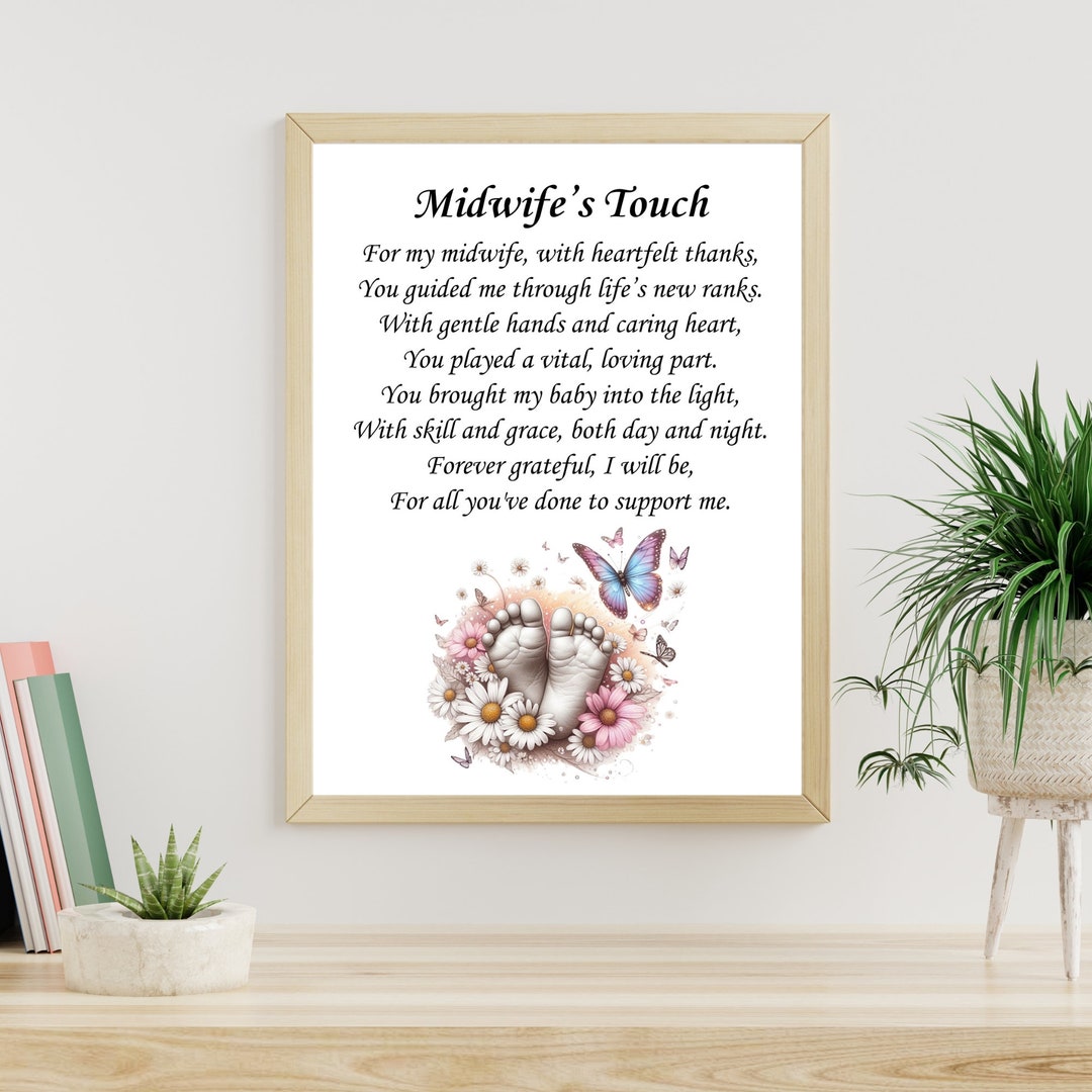 Midwife Appreciation Poem Print: Thank You Gift (digital Download) - Etsy