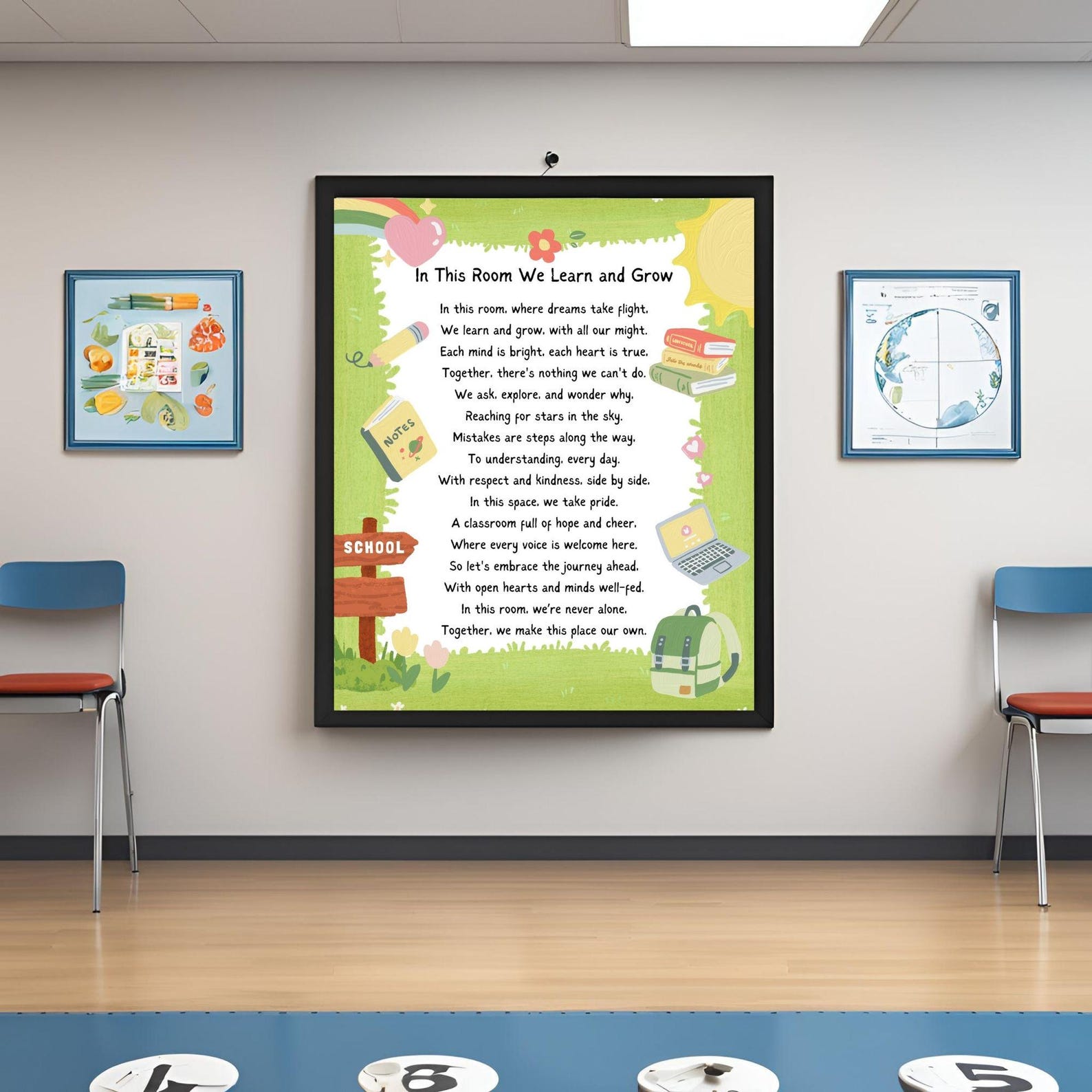 Classroom Poem Poster: Inspirational School Decor (digital Download) - Etsy