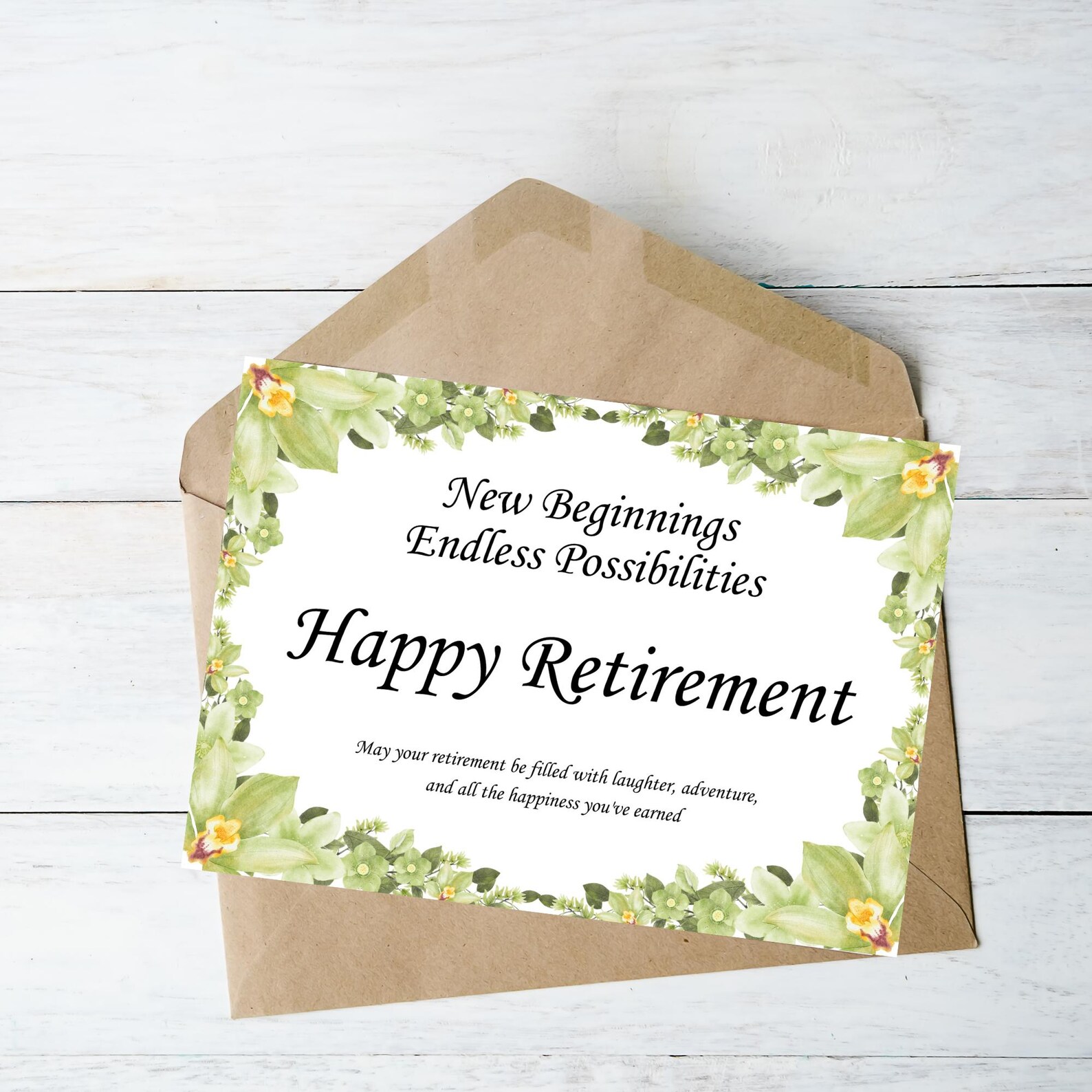 Happy Retirement Card, Retirement Greeting Card Printable, Retirement ...