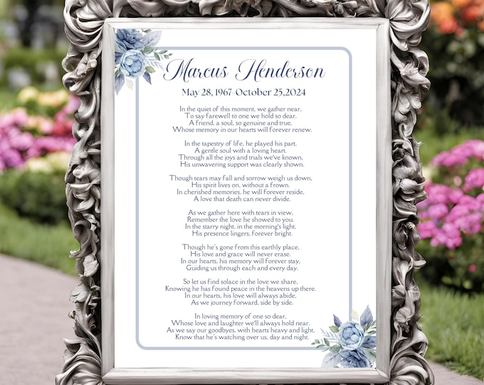 Afterglow Poem, Funeral Poem, Lost Loved One Poem, in Memory Of, Grief ...