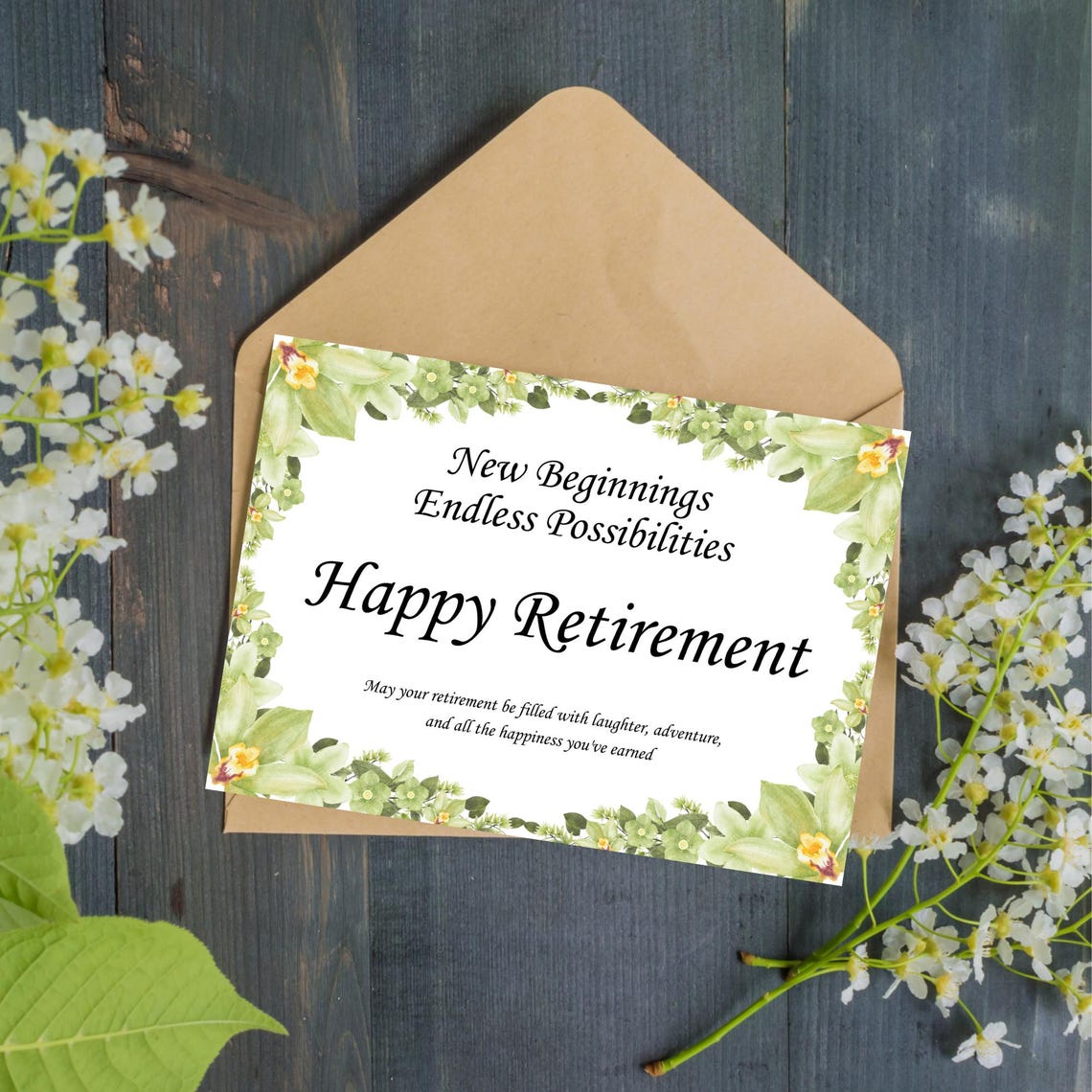 Happy Retirement Card, Retirement Greeting Card Printable, Retirement ...
