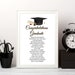 Graduation Poem Wall Art: Class of 2026 Gift (digital Download) - Etsy
