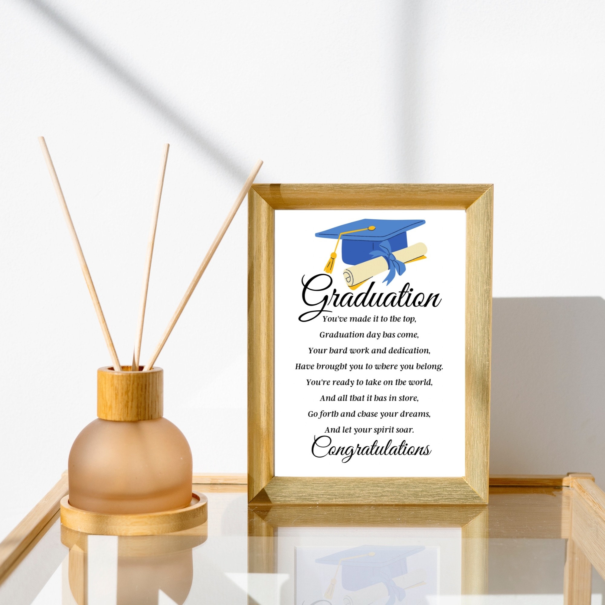 Graduation Poem, Graduation Wall Art, Printable Graduation Quote ...