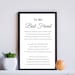Best Friend Poem Art Print, Meaningful Friendship Gift (digital ...