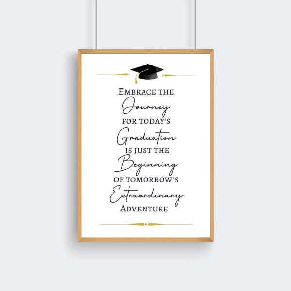 Graduation Quote Wall Decor - Etsy