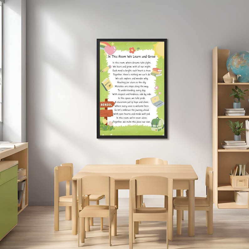 Classroom Poem Poster: Inspirational School Decor (digital Download) - Etsy