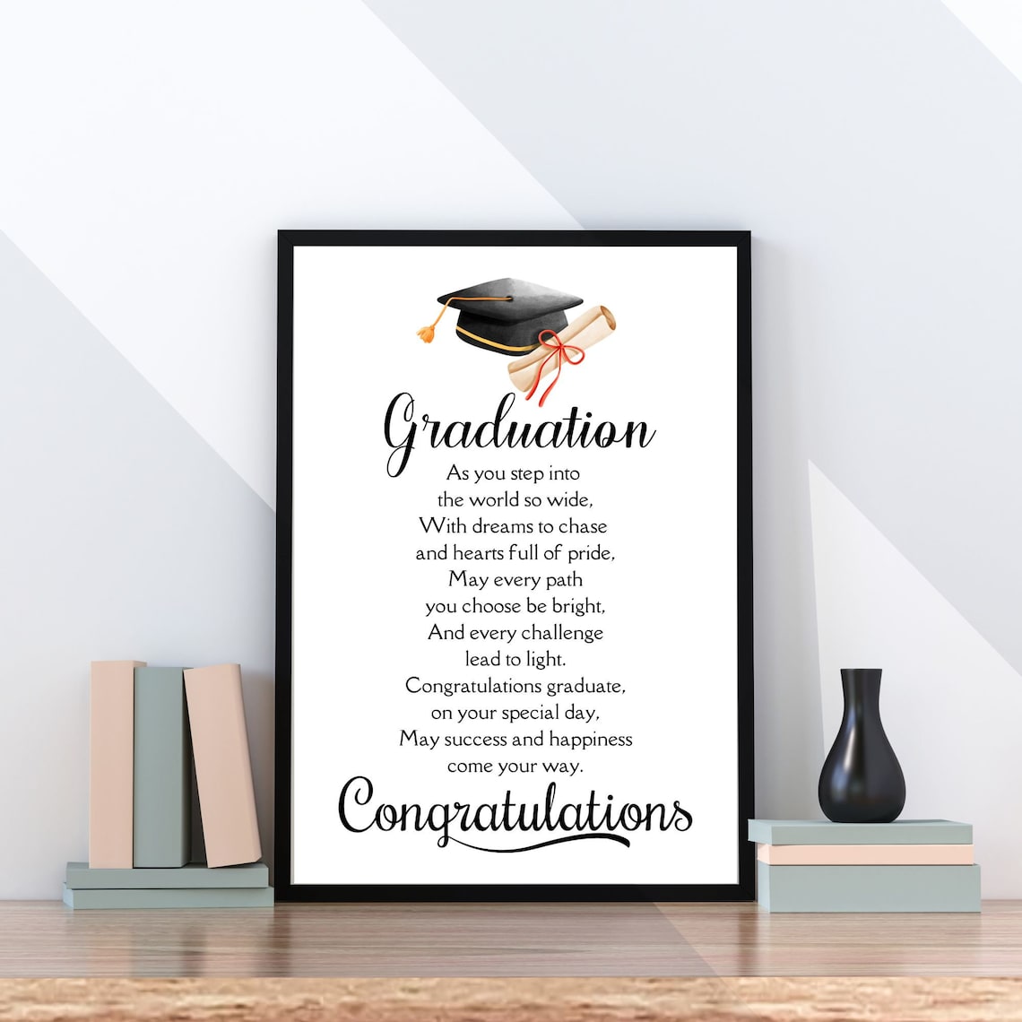 Graduation Poem Print: Class of 2026 Wall Art (digital Download) - Etsy