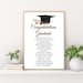 Graduation Poem Wall Art: Class of 2026 Gift (digital Download) - Etsy