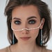 Face Chain, Face Jewelry, Head Jewelry, Wedding Jewerly, Body Jewelry ...