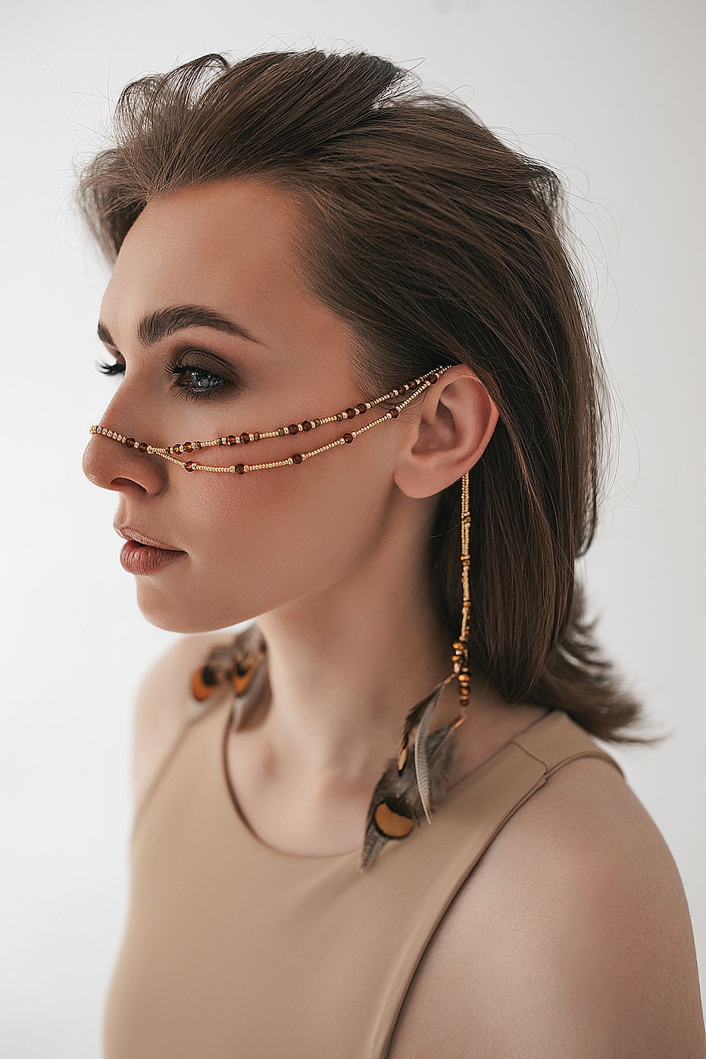 Face Chain Jewelry, Face Jewelry, Body Jewelry, Festival Jewelry, Body ...
