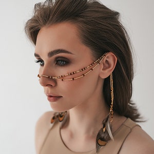 Face Chain Jewelry, Face Jewelry, Body Jewelry, Festival Jewelry, Body ...