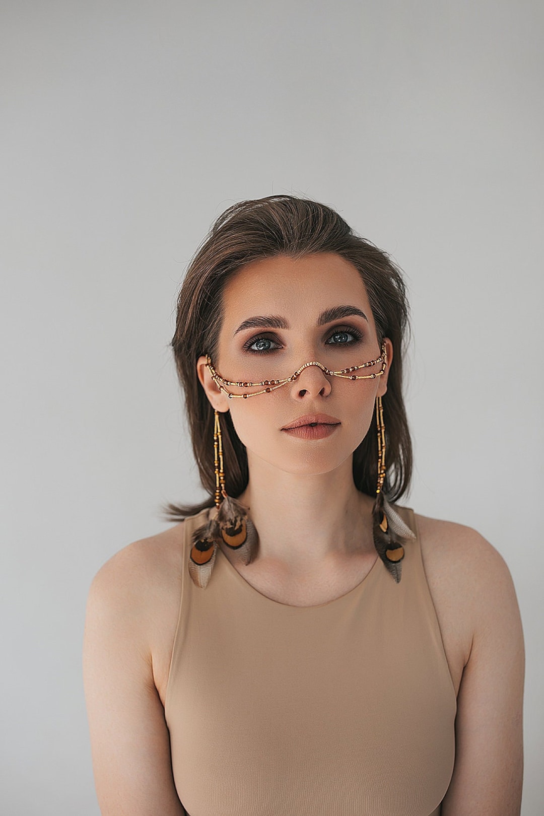 Face Chain Jewelry, Face Jewelry, Body Jewelry, Festival Jewelry, Body ...