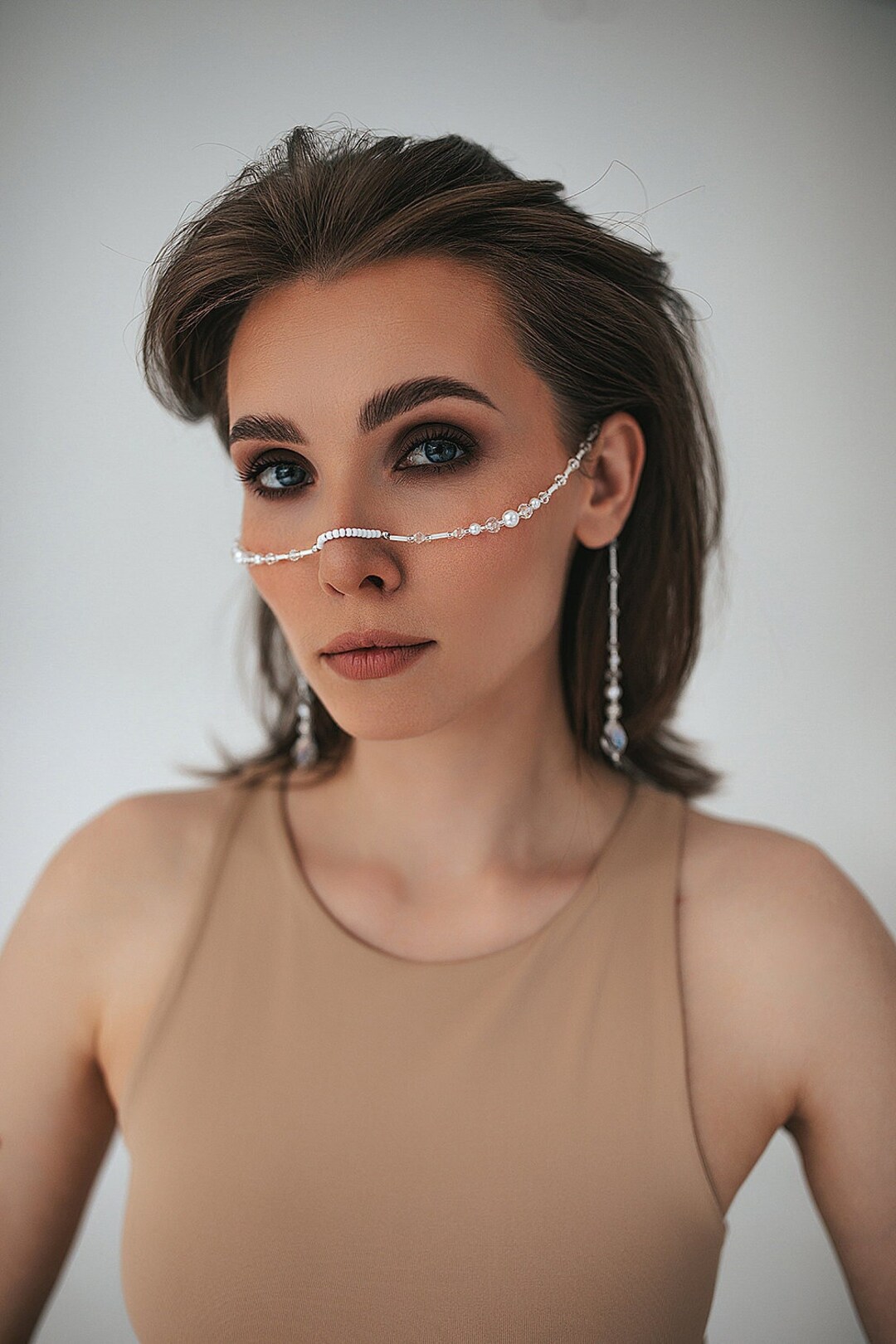 Face Chain, Face Jewelry, Head Jewelry, Wedding Jewerly, Body Jewelry ...