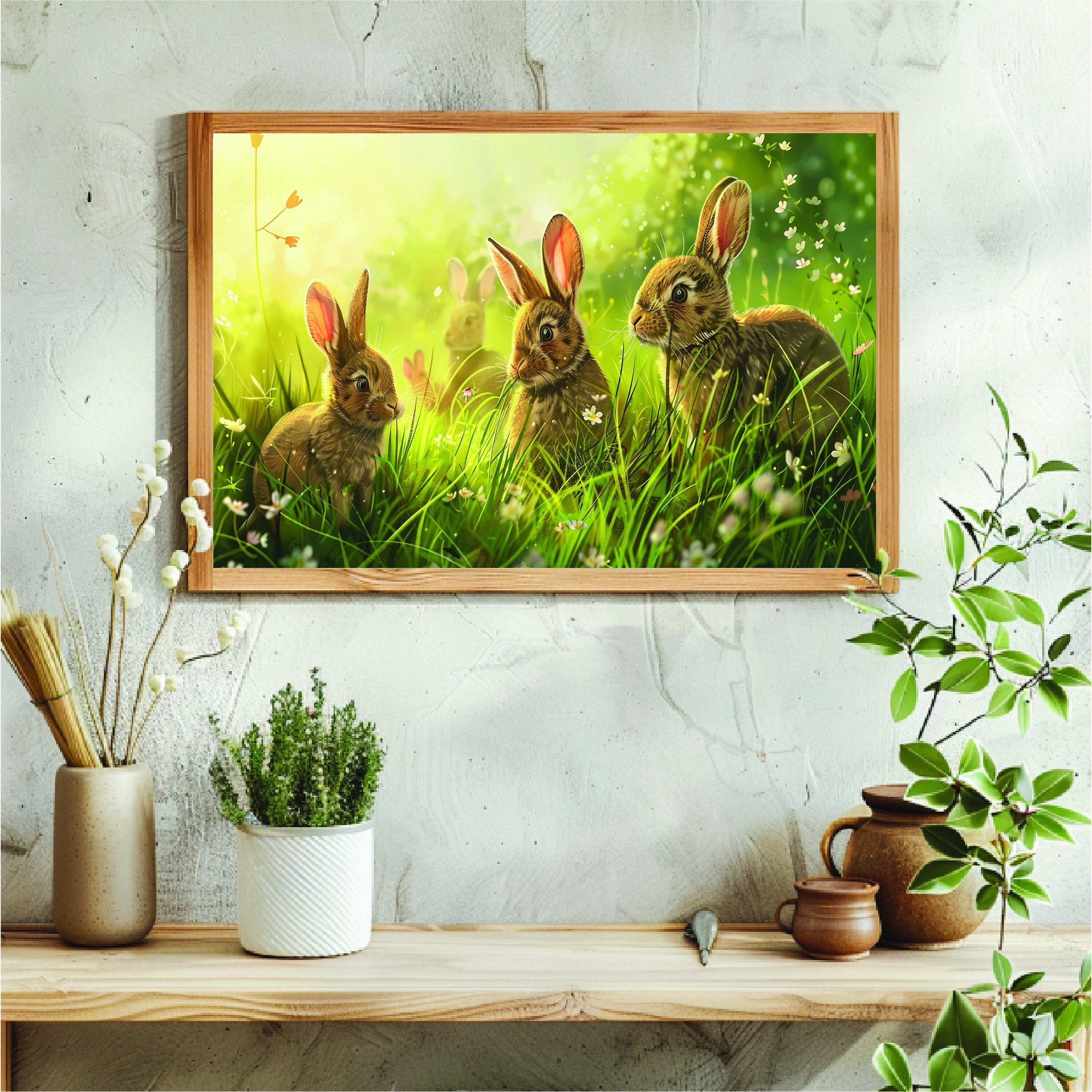 Frame TV Spring Art Frame TV Easter Art Bunny Frame TV Art Bunnies Tv ...