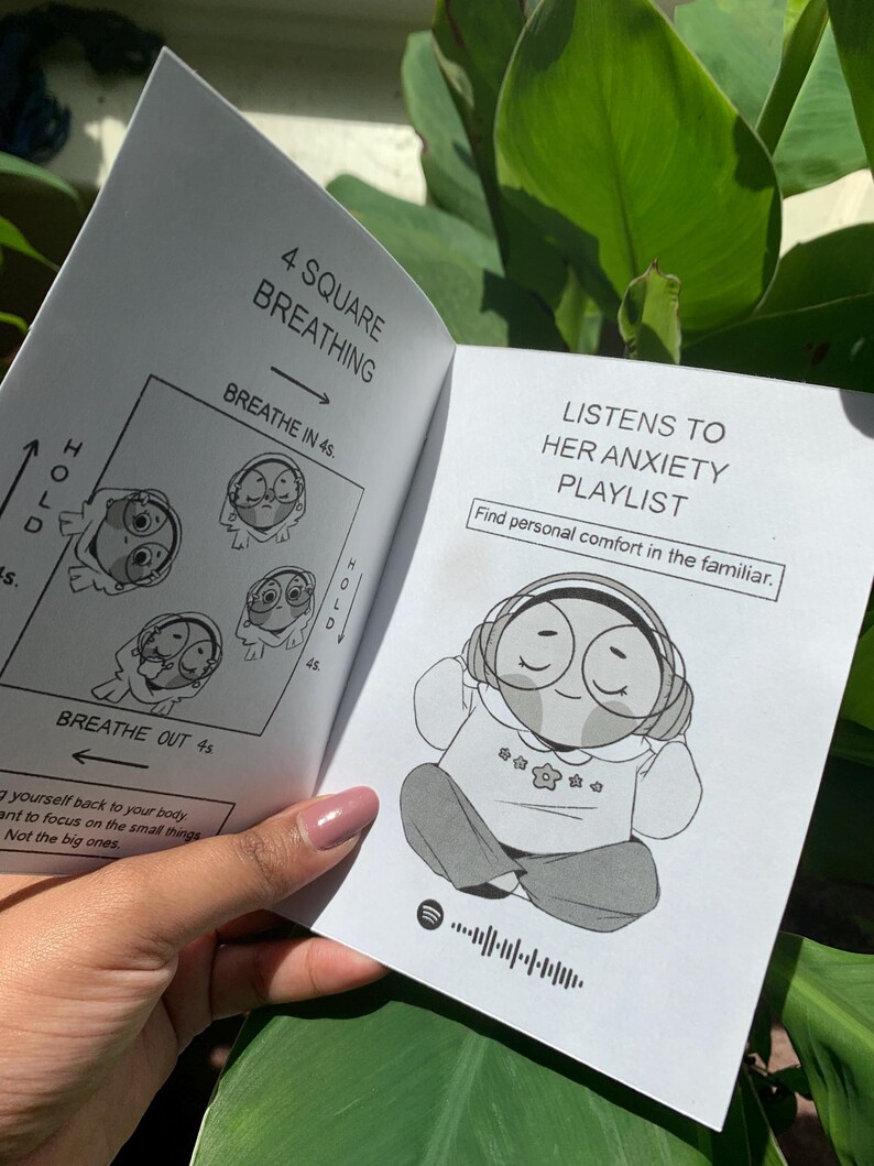 Zine "anxiety 101" - Etsy
