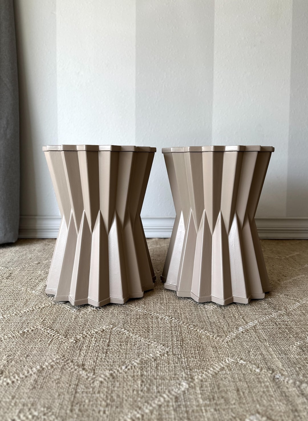 Vintage Pier One Side Table (sold Separately), Refinished - Etsy