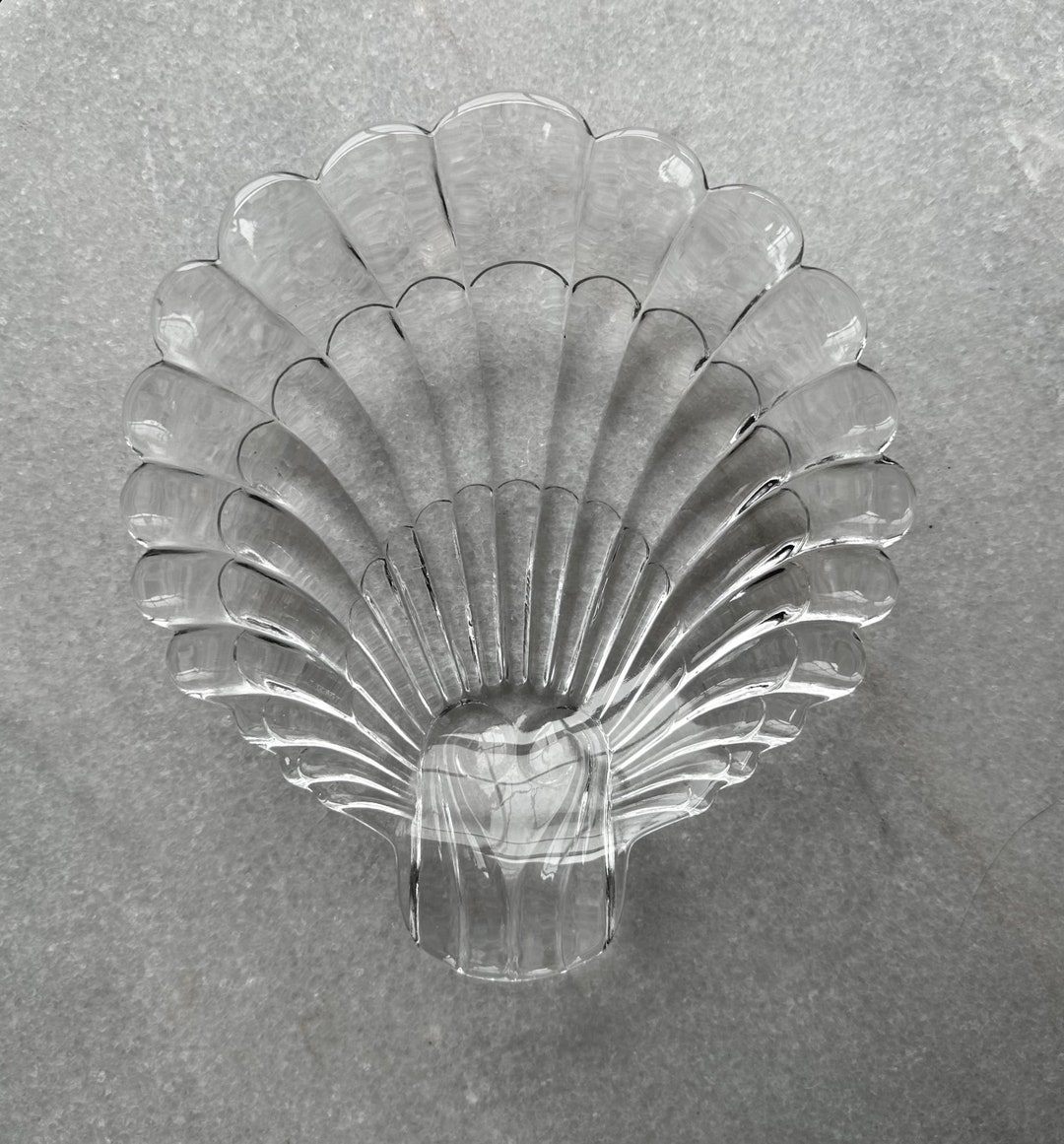 Vintage Glass Shell Appetizer/dessert Dishes, Set of 4 - Etsy