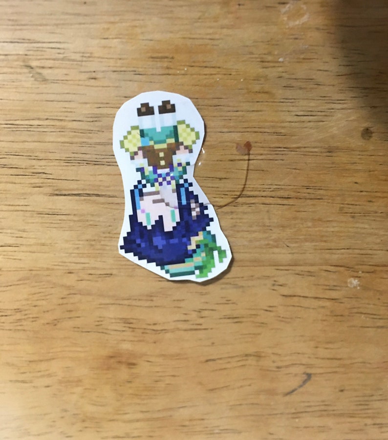 Venti Pixel Art Sticker / Decal - Etsy
