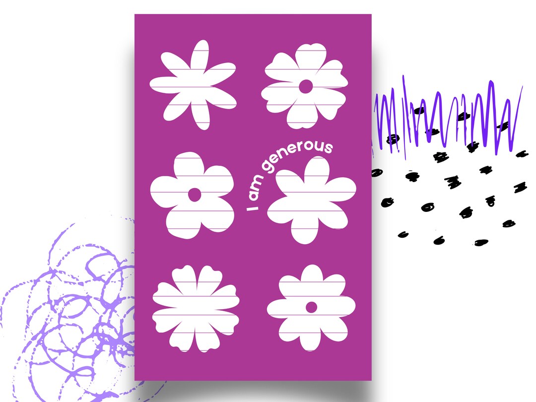 I Am Generous DIY Affirmation Poster - Etsy