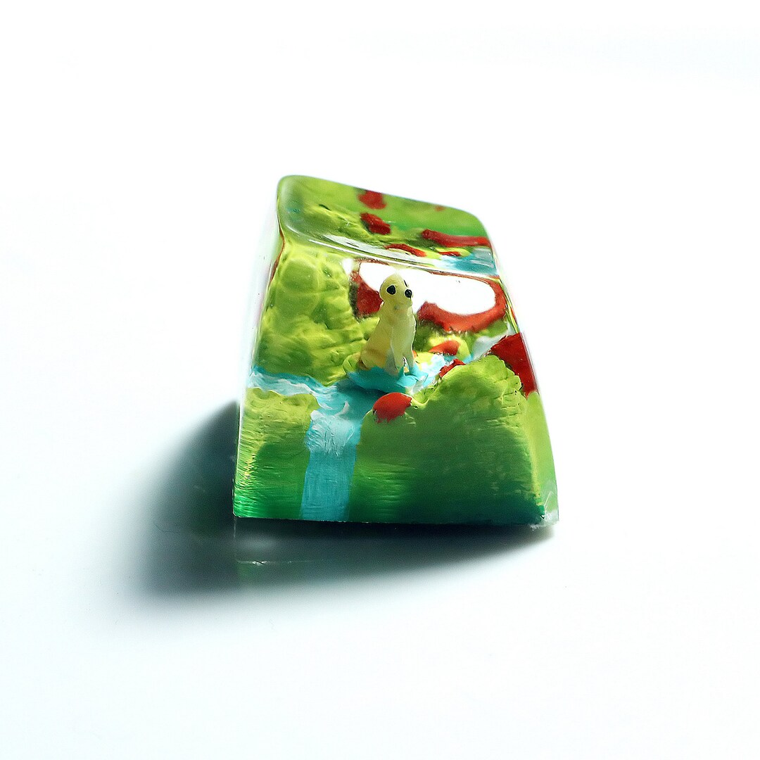 Golden Keycap, Custom Keycap, Artisan Keycaps, Artisan Keycap, Keycap ...