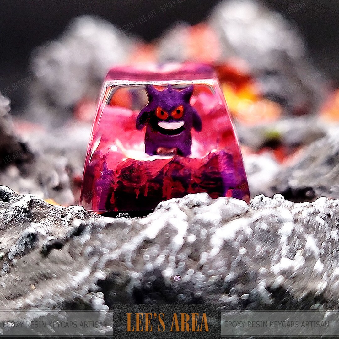 Gengar Keycap Pokemon Keycap Custom Keycap Gengar Pokemon - Etsy