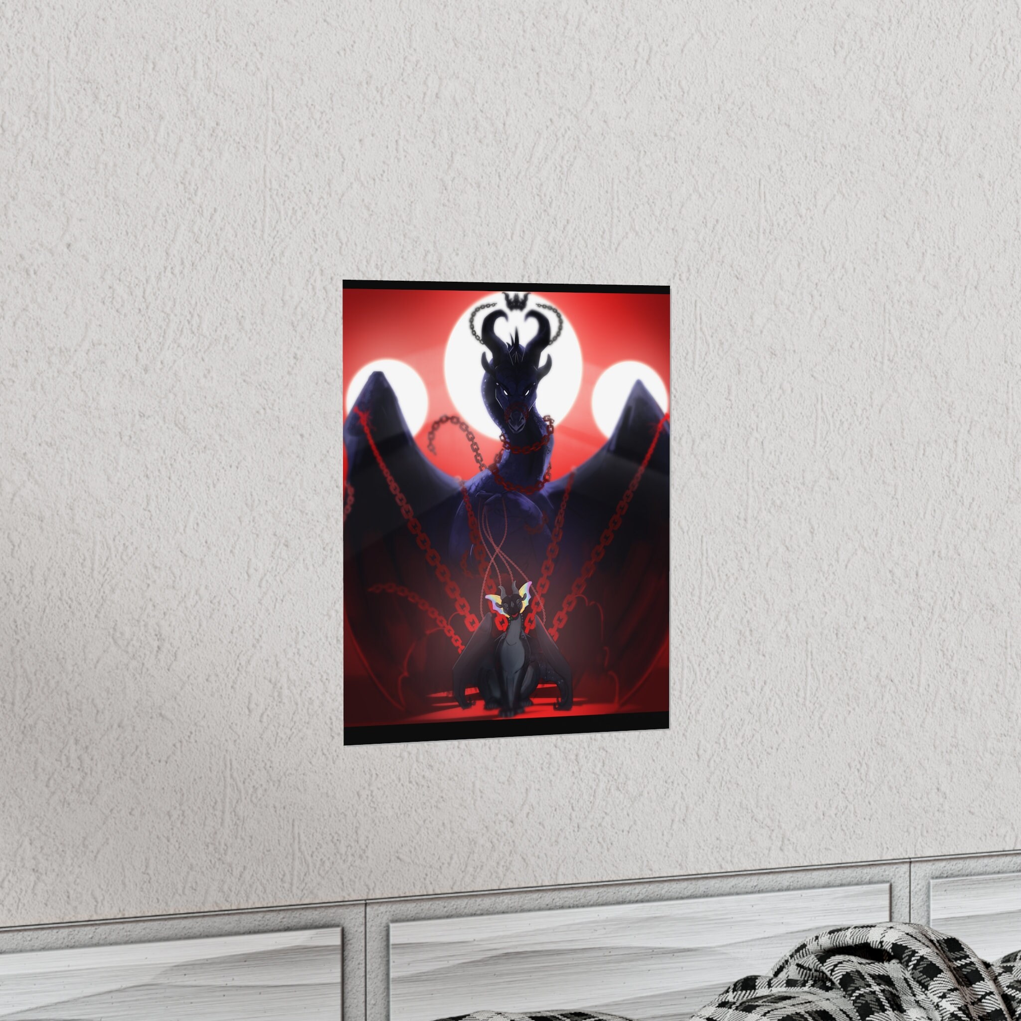 Darkstalker Poster, Poster, Wings of Fire, Wof, Dragon, Fantasy, No-ai ...