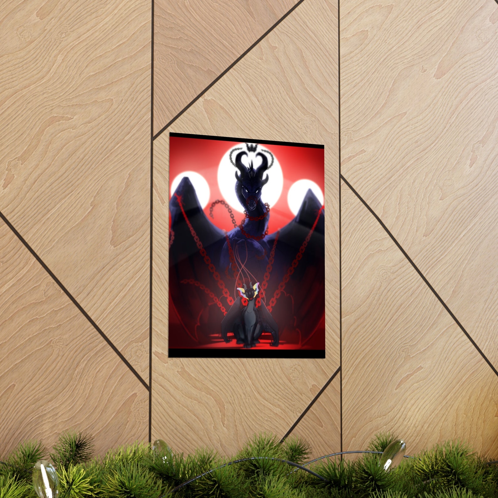 Darkstalker Poster, Poster, Wings of Fire, Wof, Dragon, Fantasy, No-ai ...