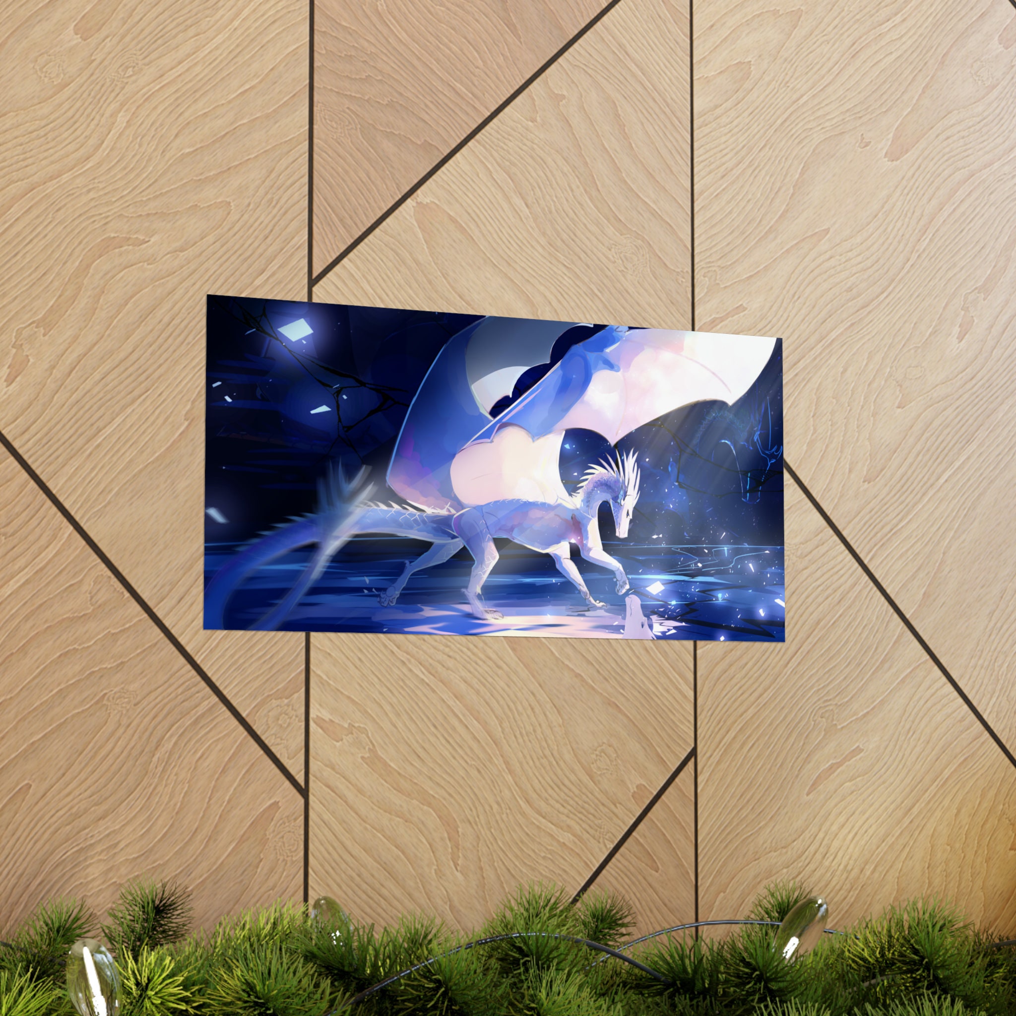 Ice Dragon Poster, White Dragon, Snow Dragon, Icewing, Wings of Fire ...