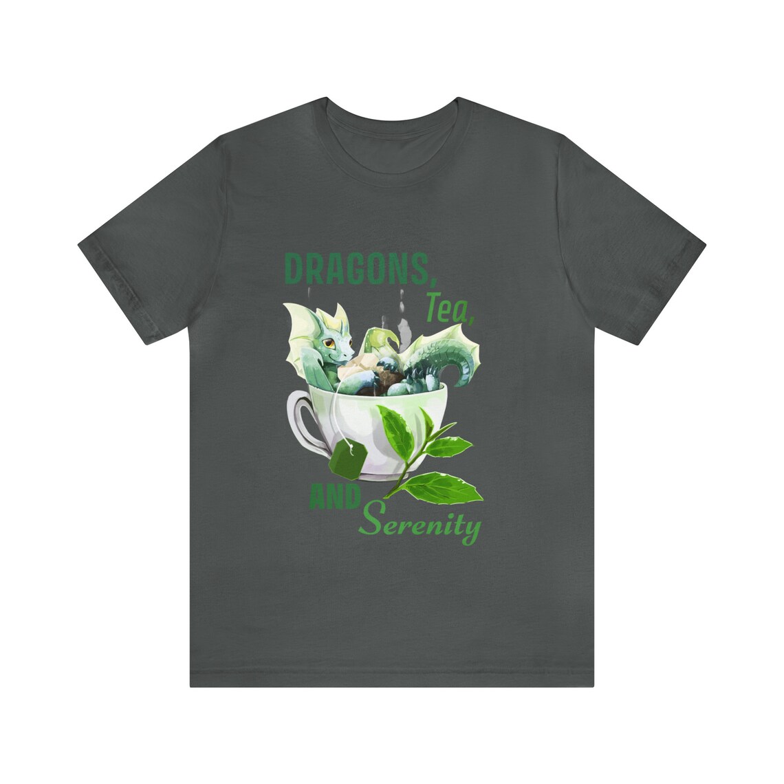 Tea Dragon, Mint Tea, Dragon, Cute Dragon in Tea Cup, Tea Cup, Cute ...