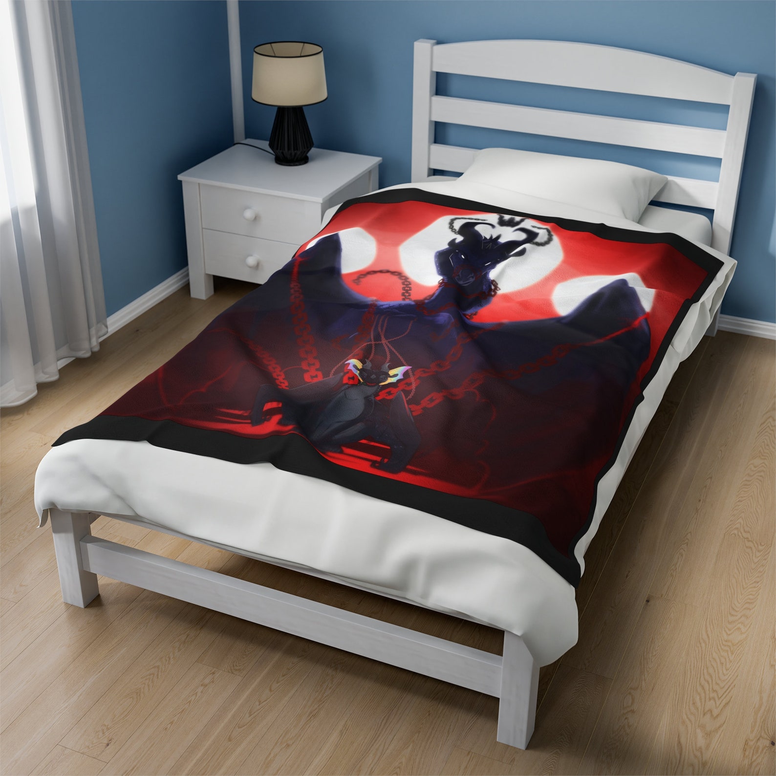 Darkstalker and Peacemaker Blanket, Plush Blanket, Wings of Fire, NON ...