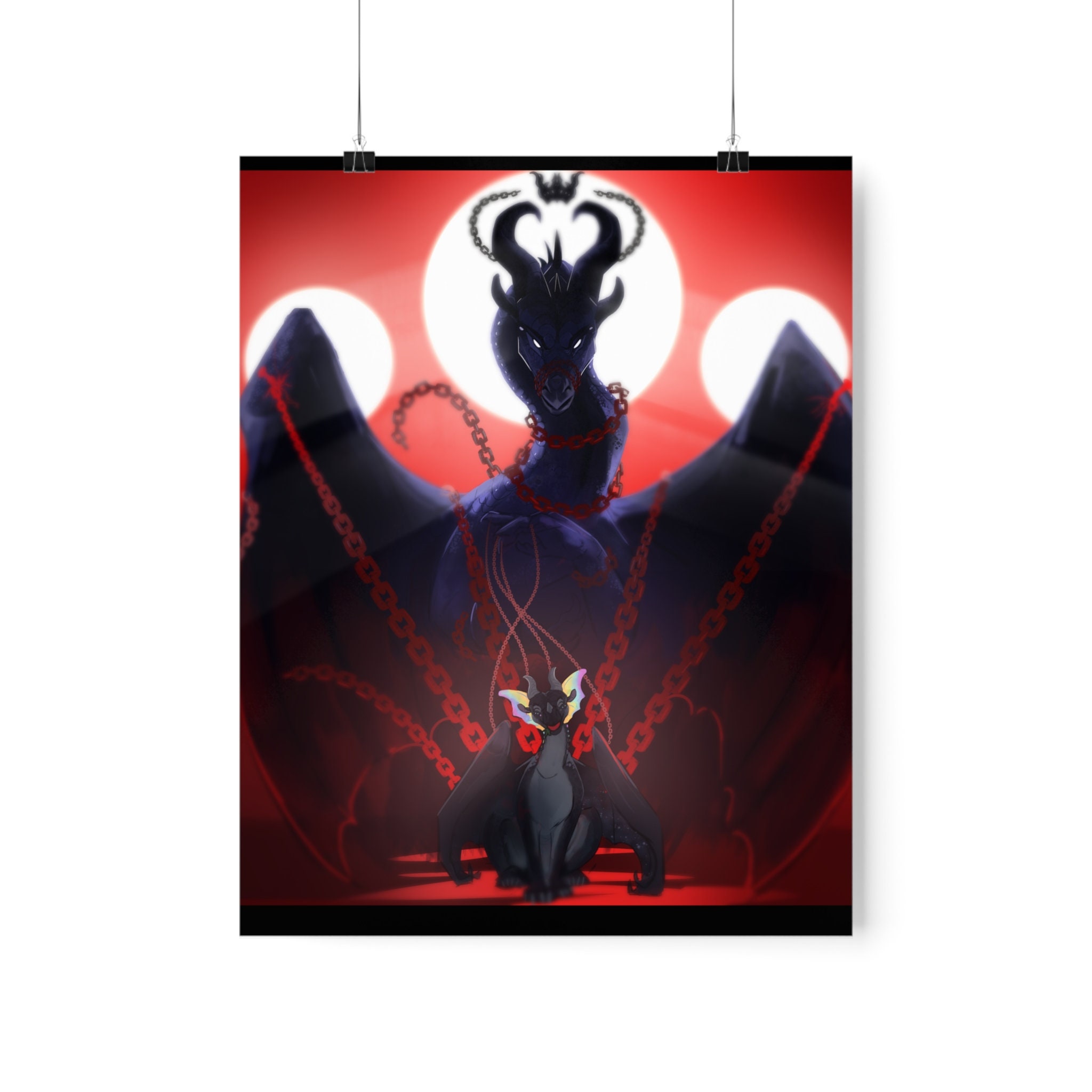 Darkstalker Poster, Poster, Wings of Fire, Wof, Dragon, Fantasy, No-ai ...